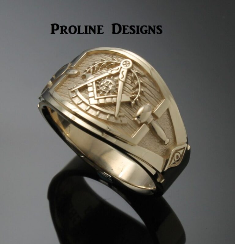 Past Master Ring in Gold ~ style 041pm - ProLine Designs