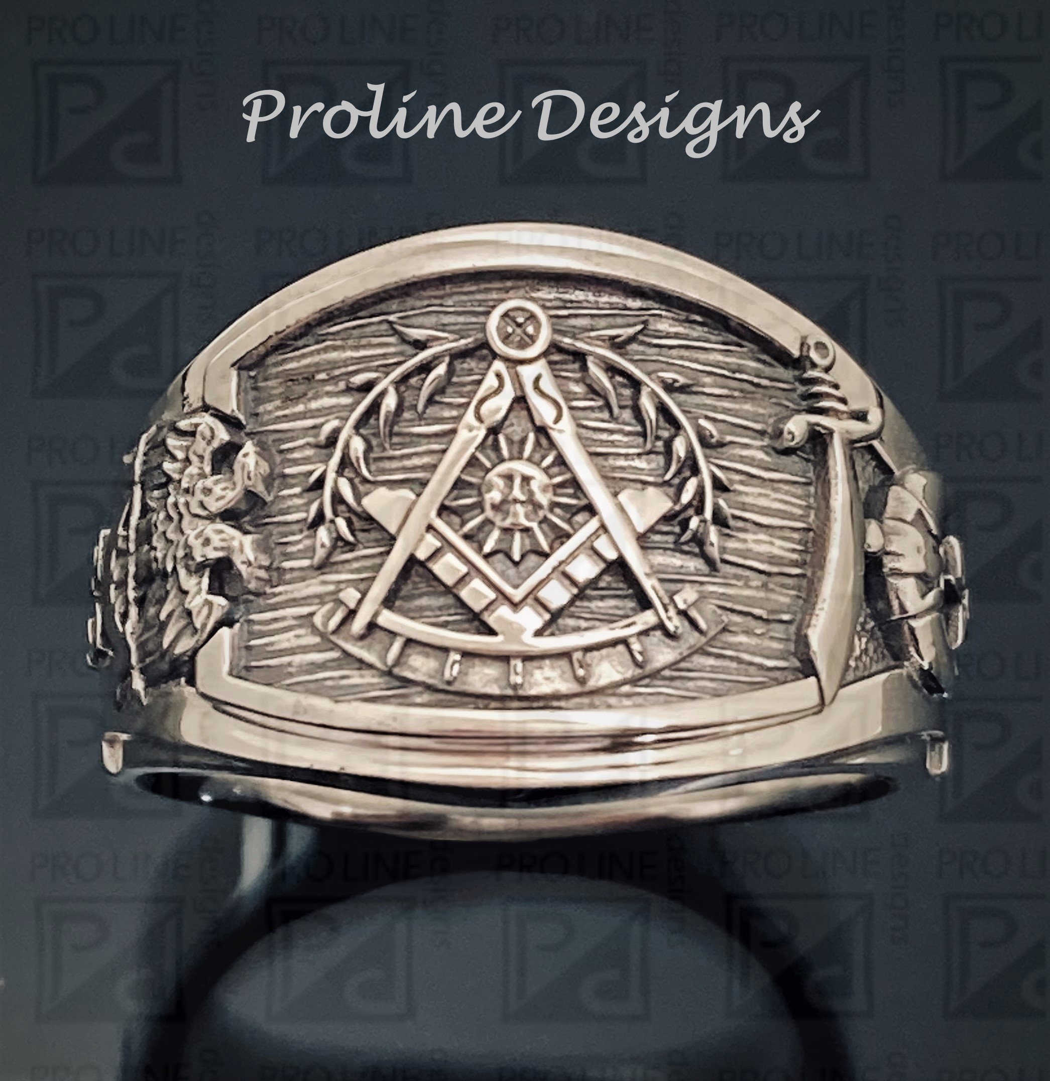 Past Master Scottish Rite and Shriner Ring in Sterling Silver ~ Style ...